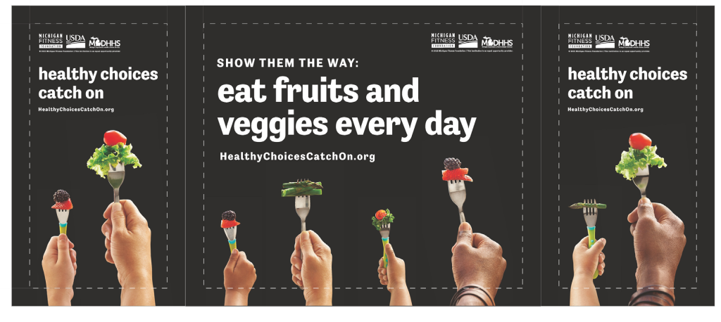Show Them the Way Pop-Up Table Overlay | SNAP-Ed at Michigan Fitness